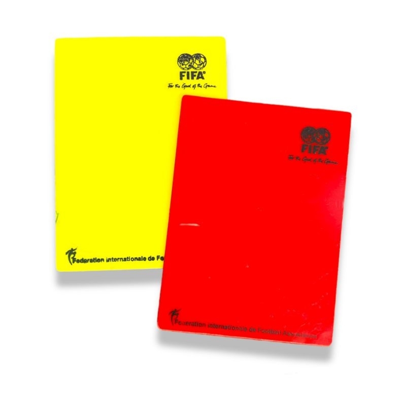 Jual Kartu wasit Merah/Kuning Kartu Olah raga Wasit Sepakbola Futsal ...