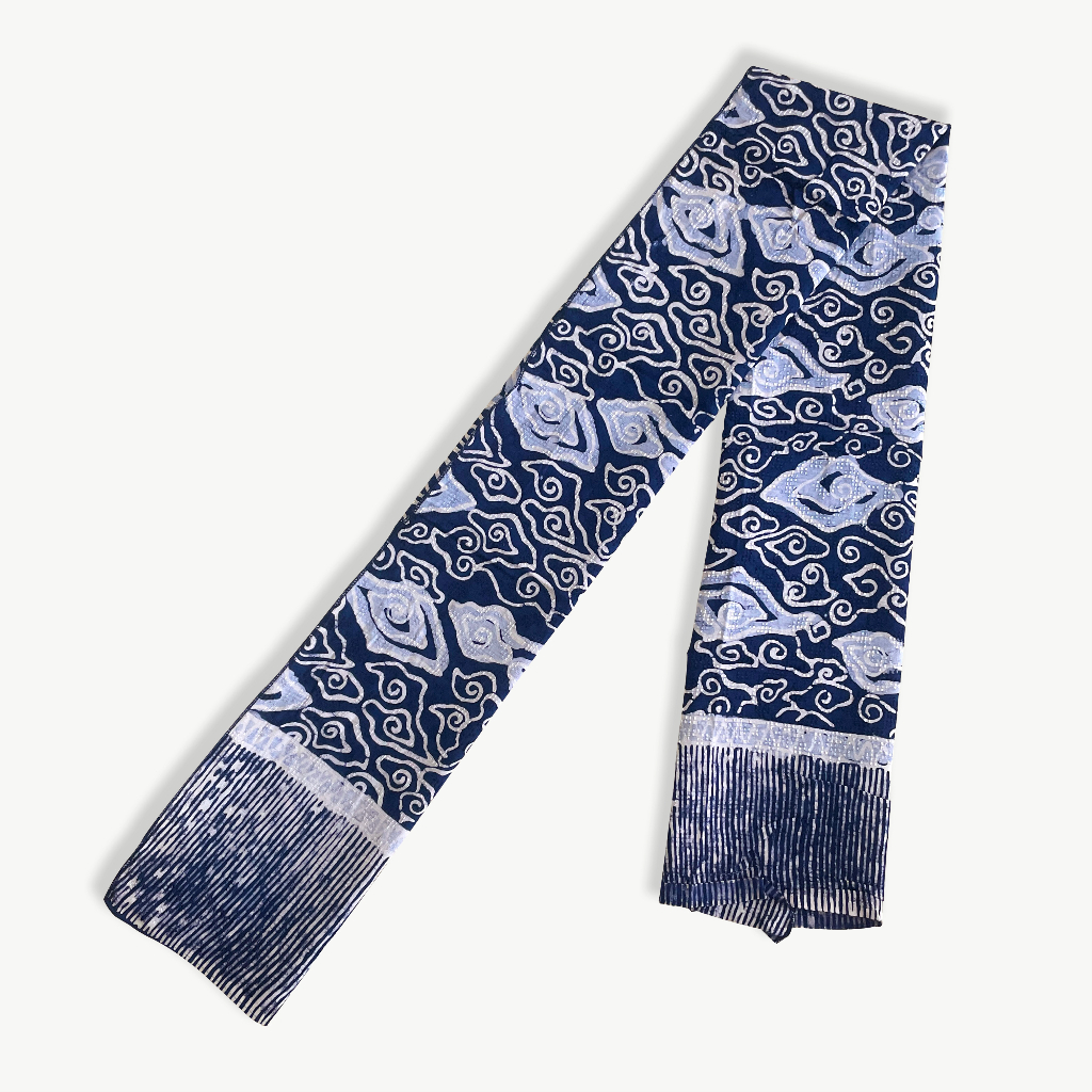 Jual BATIK SALMA Syal Scarf Slayer Batik Motif Mega Mendung Bahan Doby ...