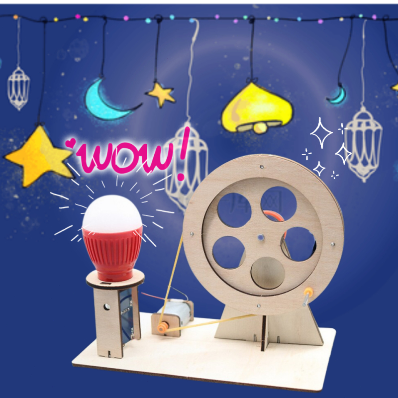 Jual Mainan Edukatif DIY: Rakitan Generator Bohlam Kayu untuk Anak dan ...