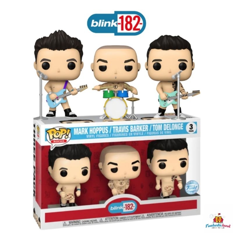 Jual Original Funko POP! Rocks Blink-182 - Mark Hoppus / Travis Barker ...