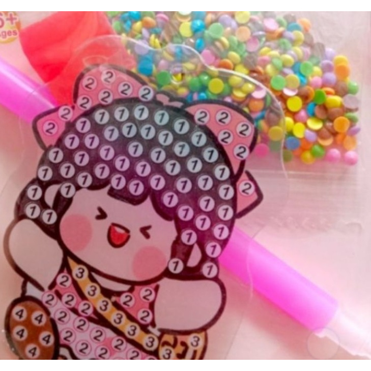 Jual Gantungan Sticker Diamond / Gantungan Monte Momo Stiker Diamond ...