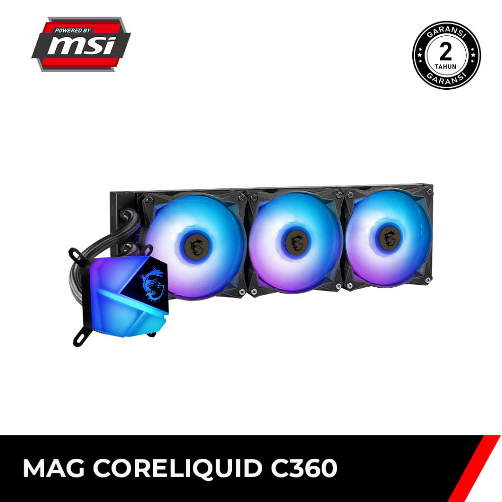 Jual MSI CPU Cooler MAG Coreliquid C360 ARGB | Shopee Indonesia