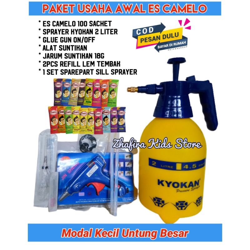 Jual Paket usaha es camelo super hemat / paket buka usaha awal es ...
