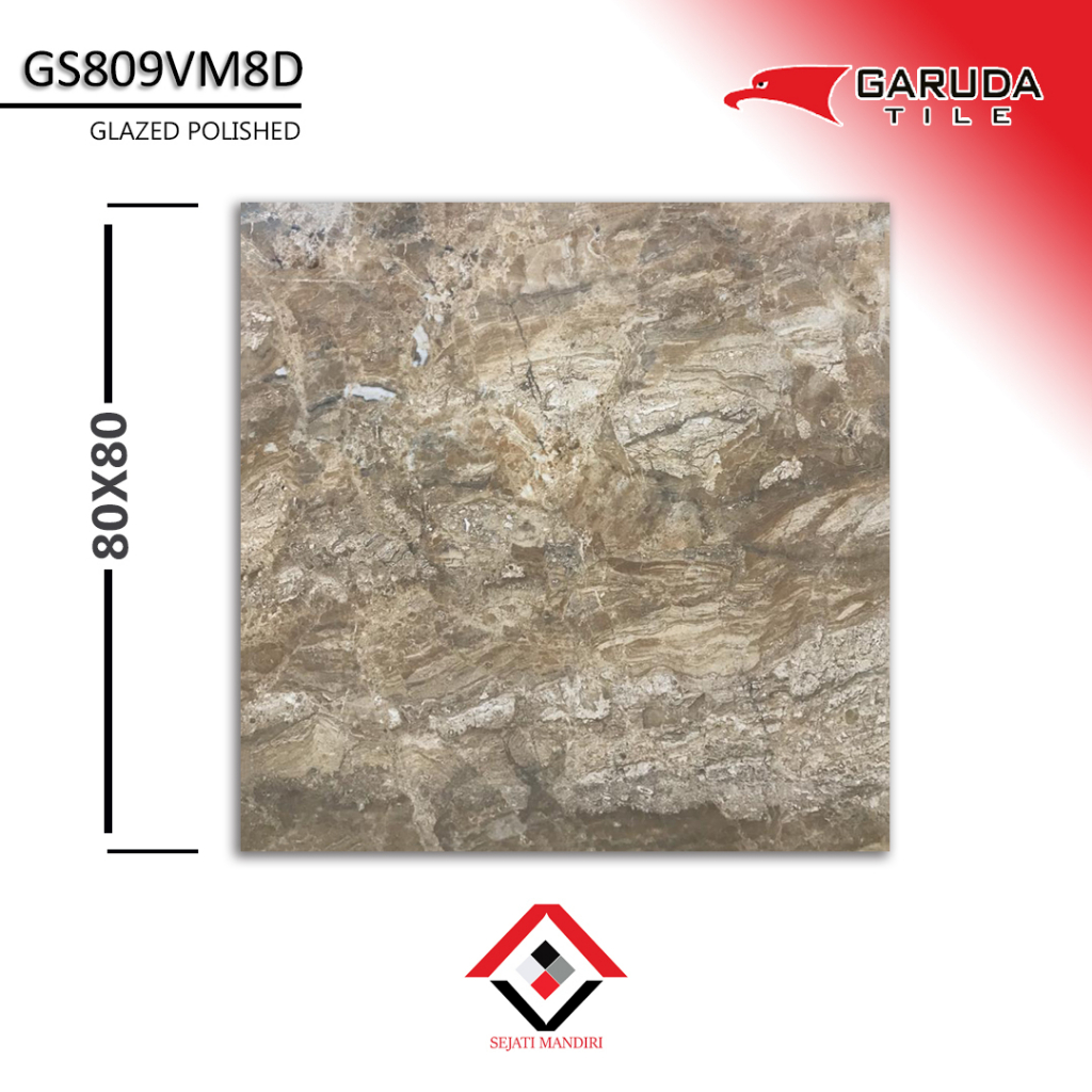 Jual granit 80x80 - motif marmer - garuda gs809vm8c | Shopee Indonesia