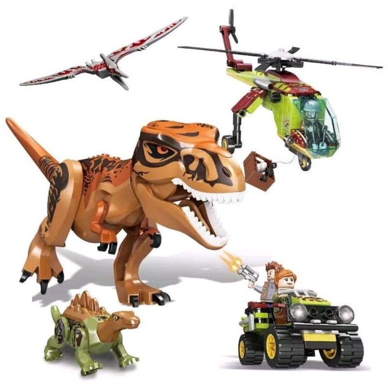 Jual MAINAN EDUKASI BRICKS DINOSAURUS TYRANNOSAURYS REX - TREX ...
