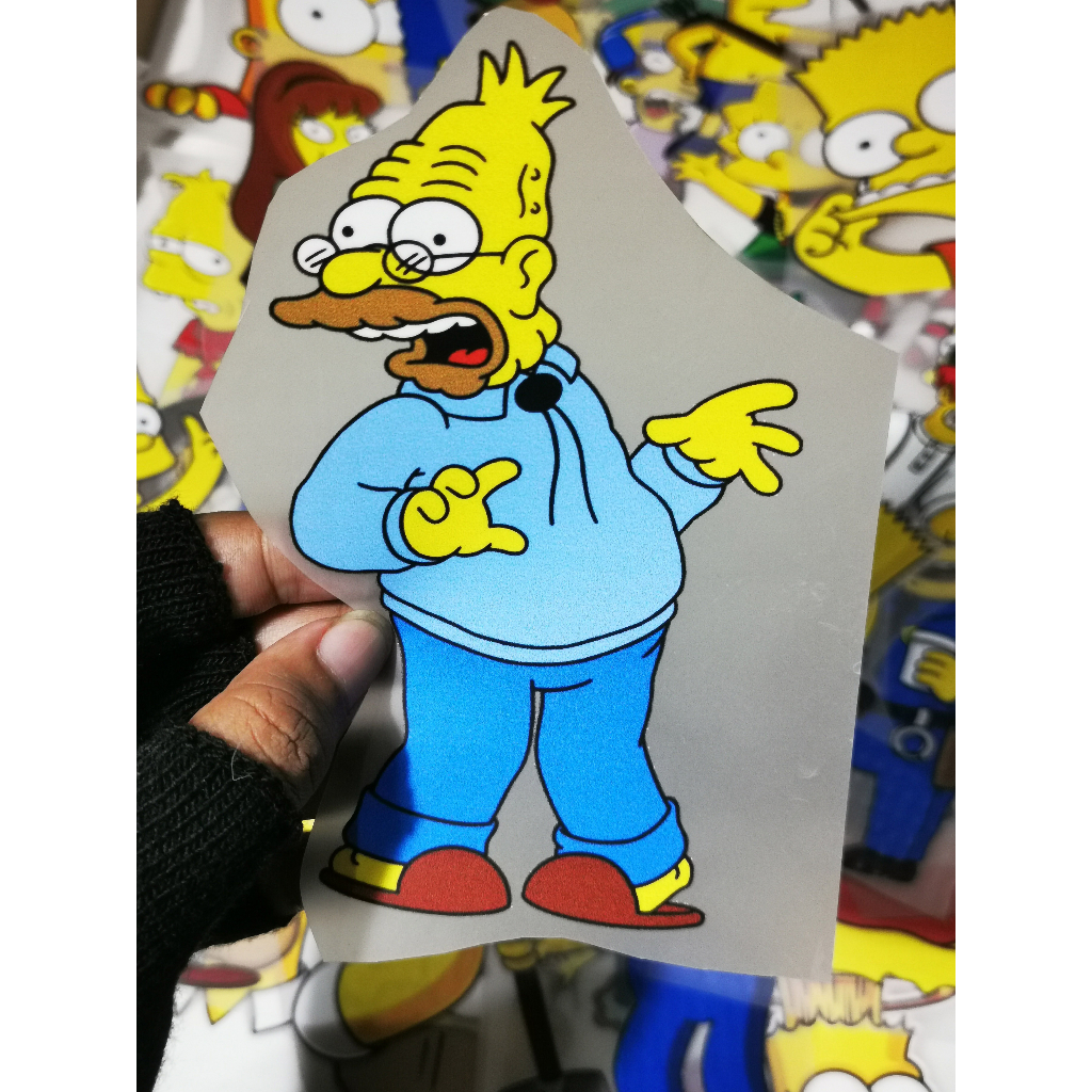 Jual SABLON DTF SETRIKA SIMPSONS UNTUK KAOS TOTEBAG TOPI SERIAL ...