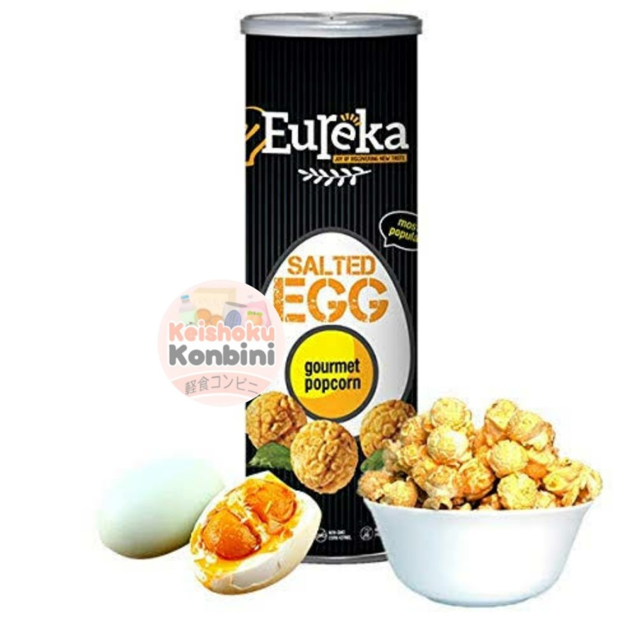 Jual Eureka Salted Egg Popcorn Can 70g / snack malaysia / popcorn ...