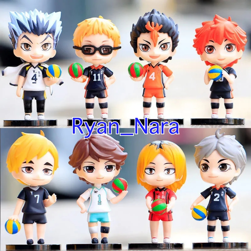 Jual Mainan Pajangan Action Mini Figure Anime Haikyuu Hinata Yuu Atsumu ...