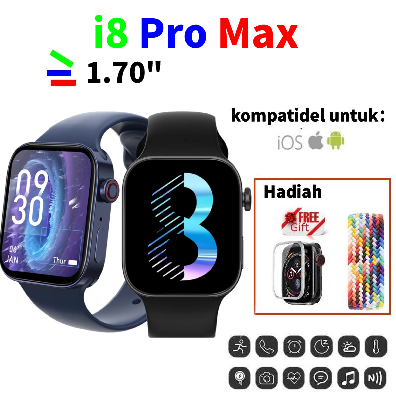 Jual Smartwatch i8 Pro Max 1.75“ Series 8 Original ( ADA 10 GAME ...