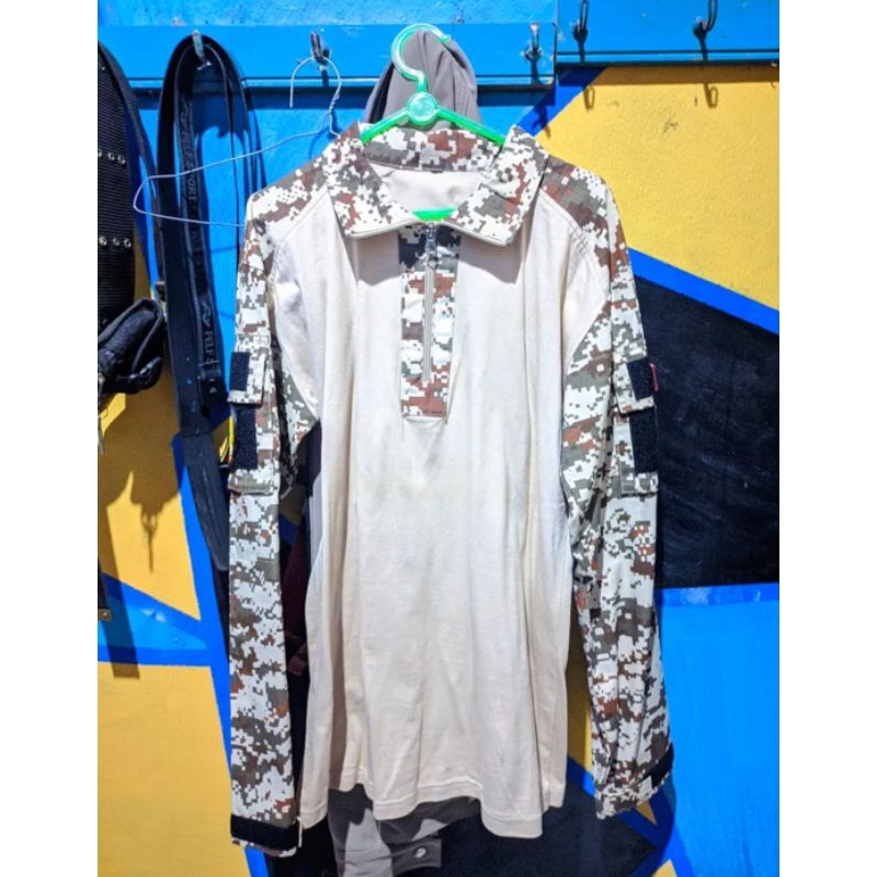 Jual Baju Tactical - Cream - L | Shopee Indonesia