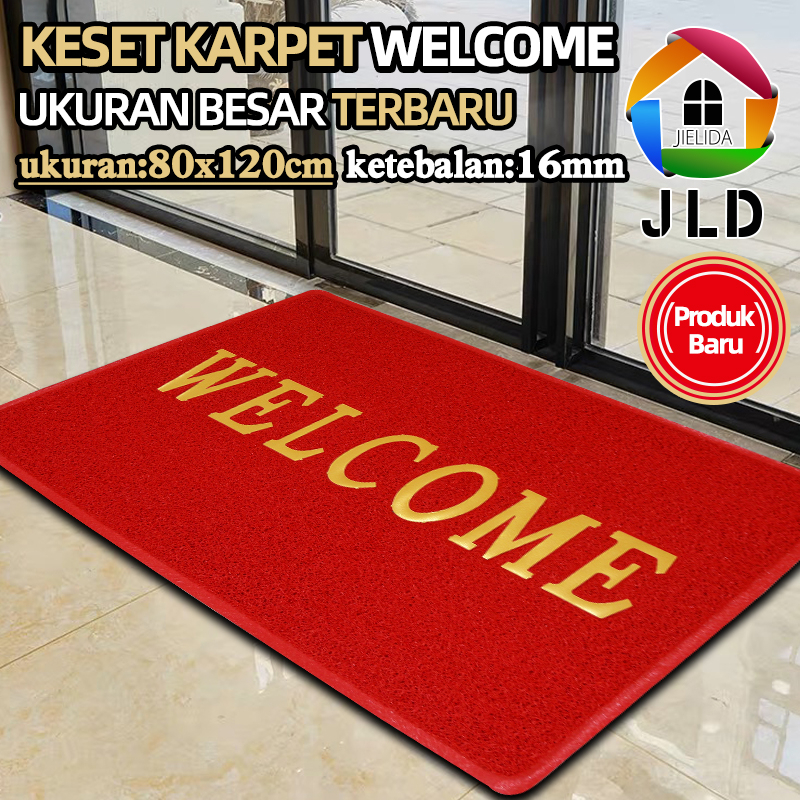 Jual JieLiDa KESET WELCOME TEBAL16MM PREMIUM uk.80 x 120cm / Keset ...