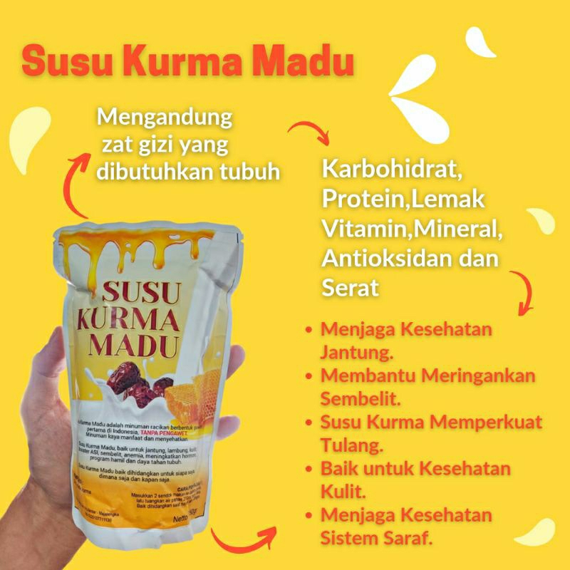Jual Susu Kurma Madu 250g powder | Shopee Indonesia