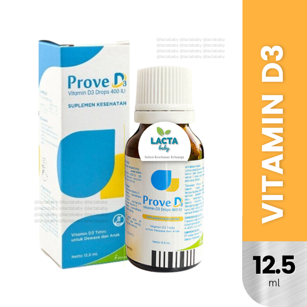 Jual Prove D3 Drop | Vitamin D 3 Anak & Dewasa Drops | 12.5 ml | Shopee ...