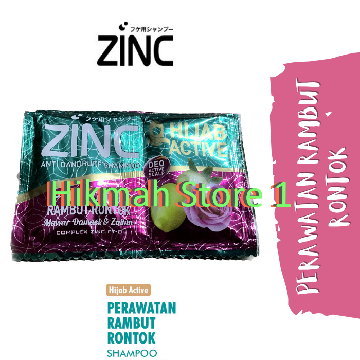 Jual SHAMPOO ZINC SACHET 10 ML 1 RENTENG 12 SACHET 24 PCS - ALL VARIAN ...