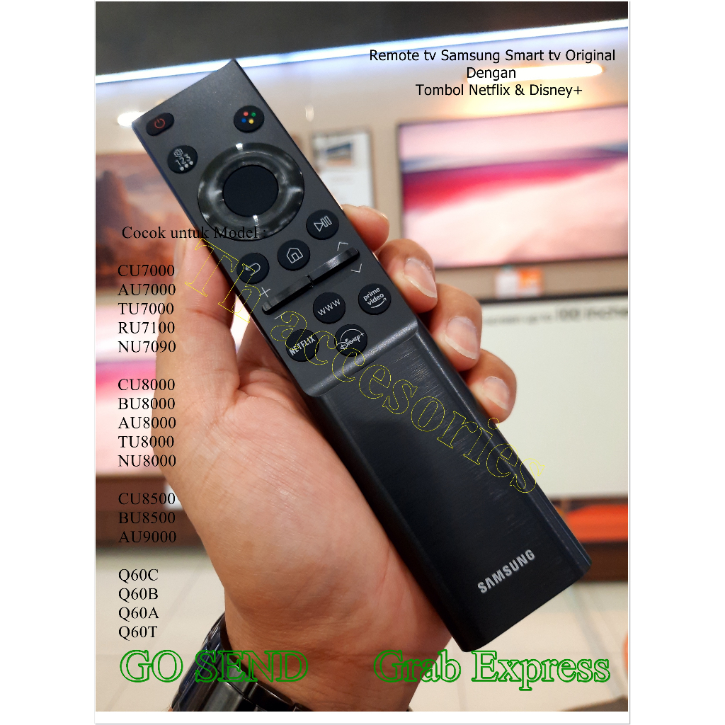 Jual Remote tv samsung smart tv original dengan Tombol Disney+ | Shopee ...