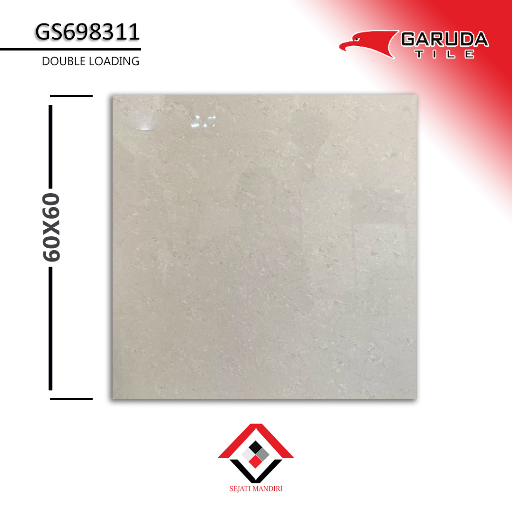 Jual granit 60x60 - motif marmer - garuda gs8311 - double loading ...