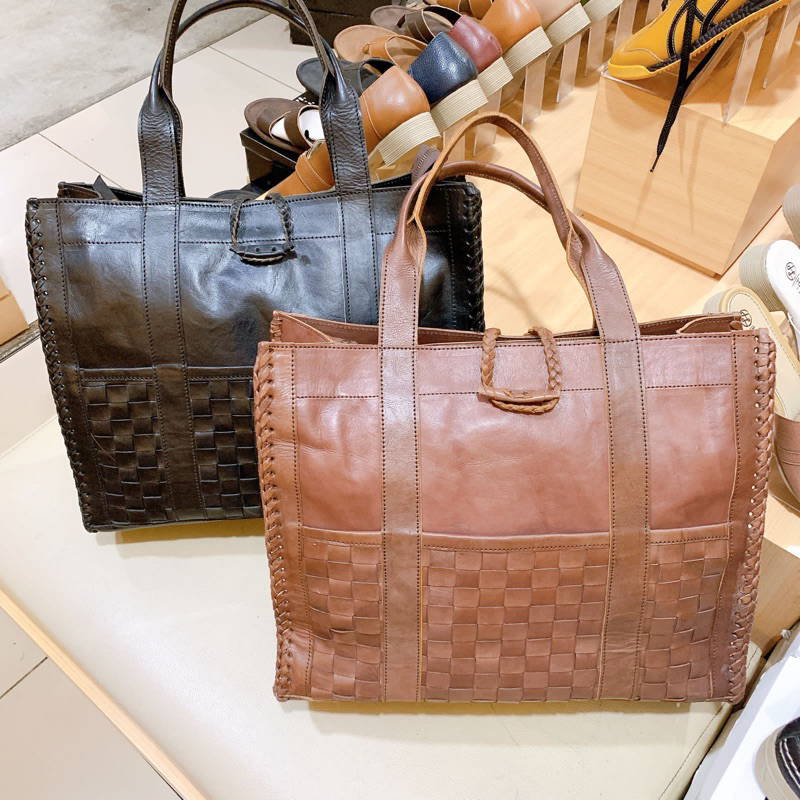 Jual HASKAA LEATHER - Oneda Totebag Anyam | Shopee Indonesia