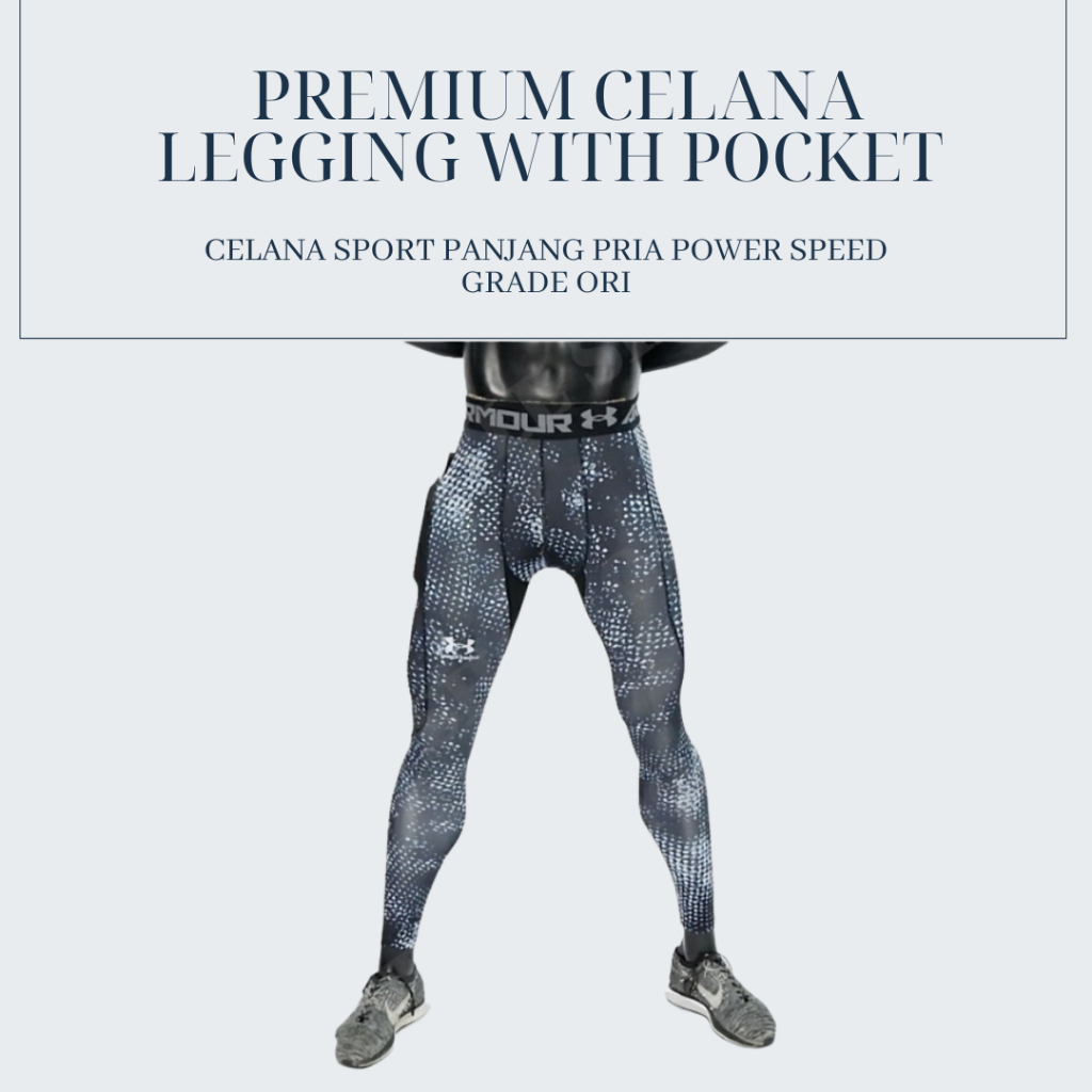 Jual Oppa Style Shop PREMIUM CELANA LEGGING WITH POCKET SPORT PANJANG ...