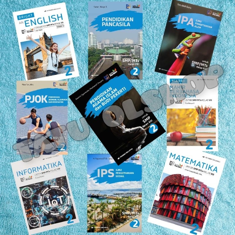 Jual Buku Kurikulum Merdeka SMP MTs Kelas 8 VIII 2 Original Penerbit Erlangga | Shopee Indonesia
