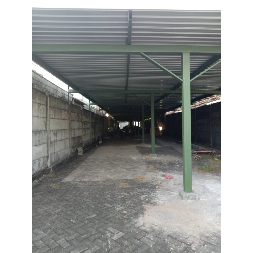 Jual Kanopi atap parkiran galvalum rangka besi baja | Shopee Indonesia