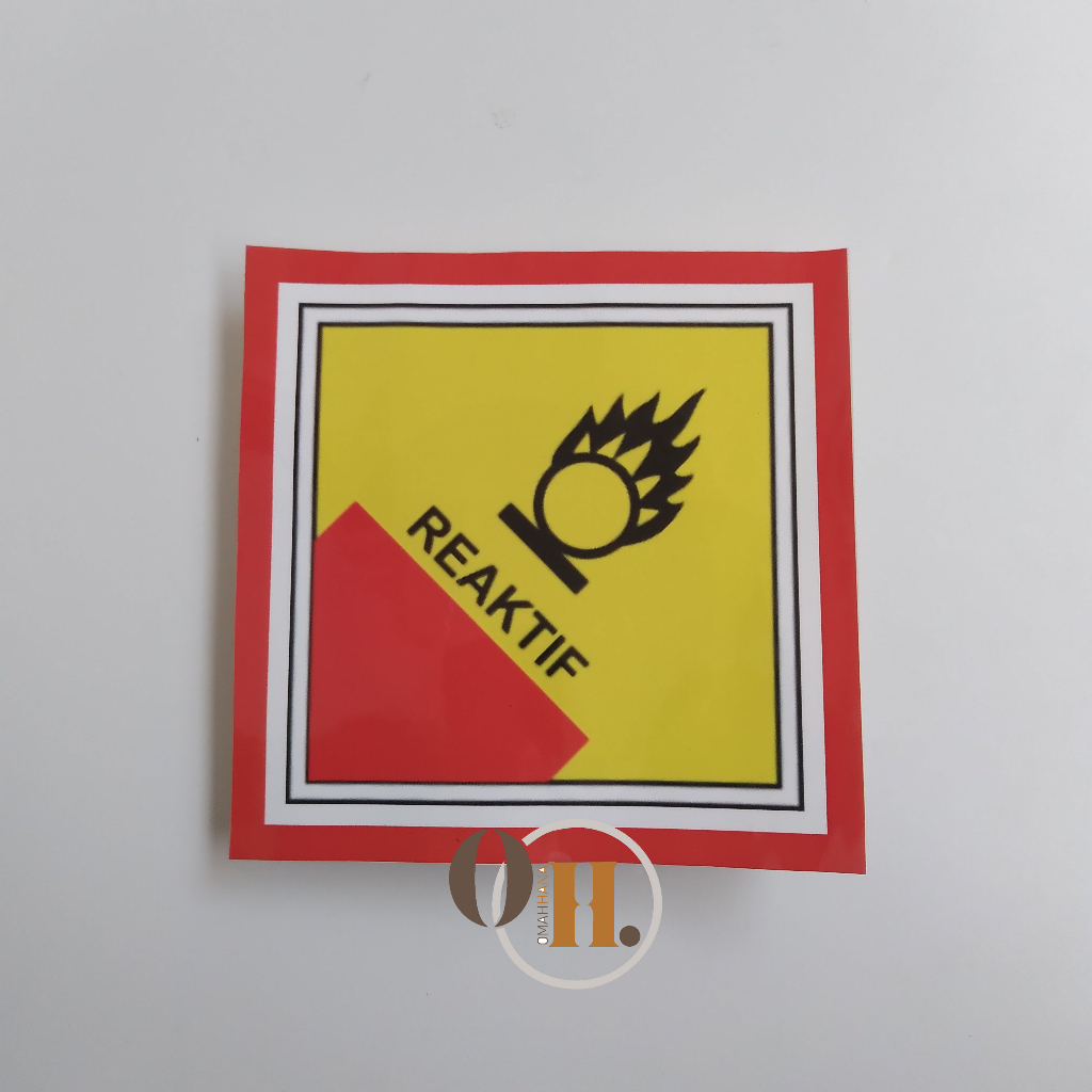 Jual Stiker Reaktif - Stiker Simbol K3 | Shopee Indonesia
