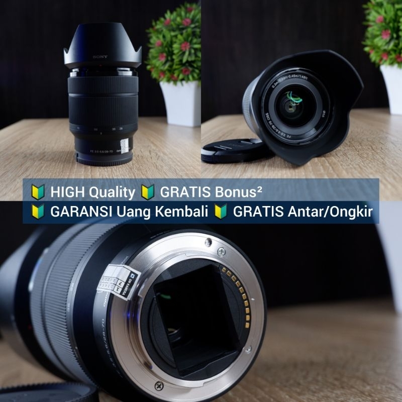 Jual LENSA KIT SONY FE 28-70MM LENSA KIT SONY E 16-50MM OSS LENSA SONY MURAH | Shopee Indonesia
