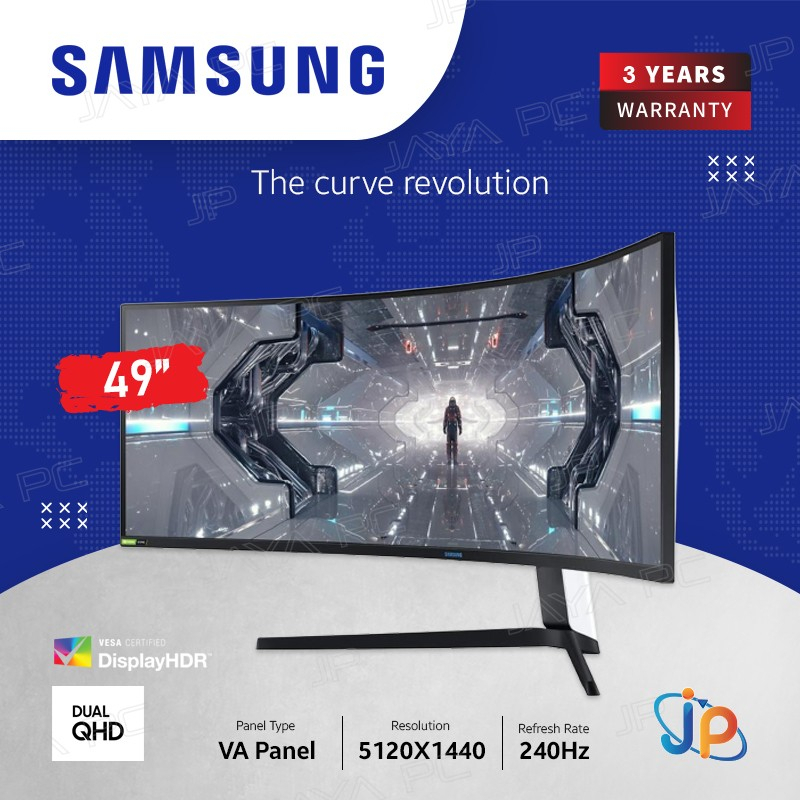 Jual Monitor Samsung LED Odyssey G9 C49G95/ LC49G95 - Curved 49" Inch ...
