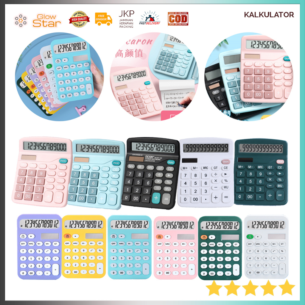 Jual Kalkulator Elektronik Digital 12 Digit - Black, Kalkulator toko ...