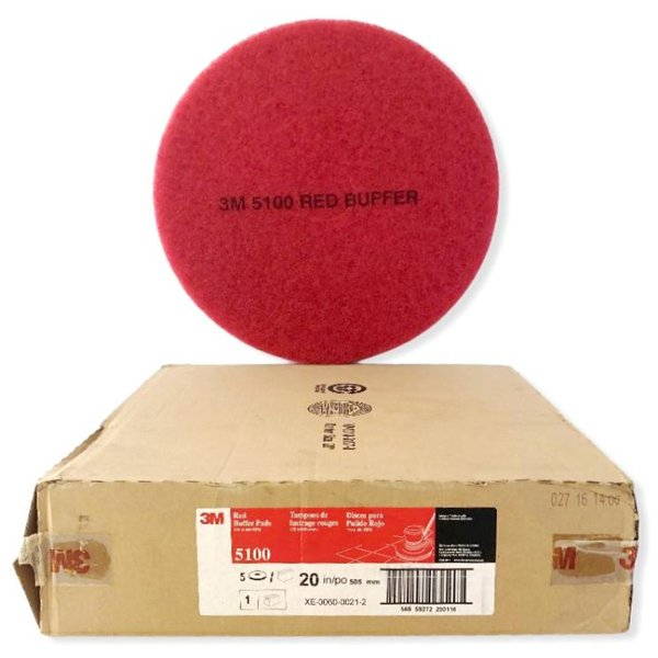 Jual PAD MERAH 20INCH 3M DIAMETER 43CM RED SPONGE PAD FOR FLOOR ...