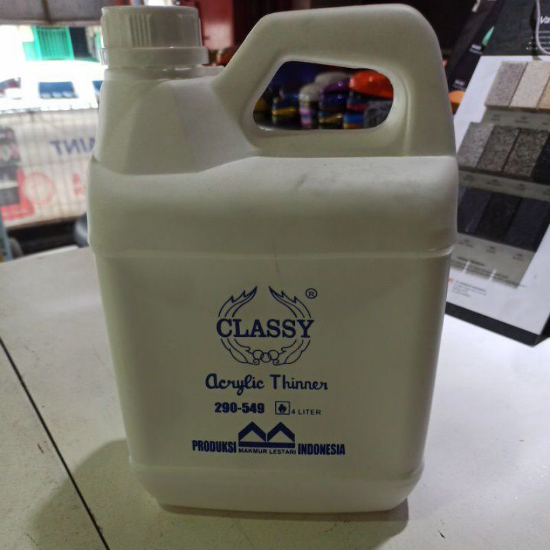 Jual THINNER ACRYLIC CLASSY - PENGENCER CAT MOTOR CAT KAYU CAT MOBIL ...