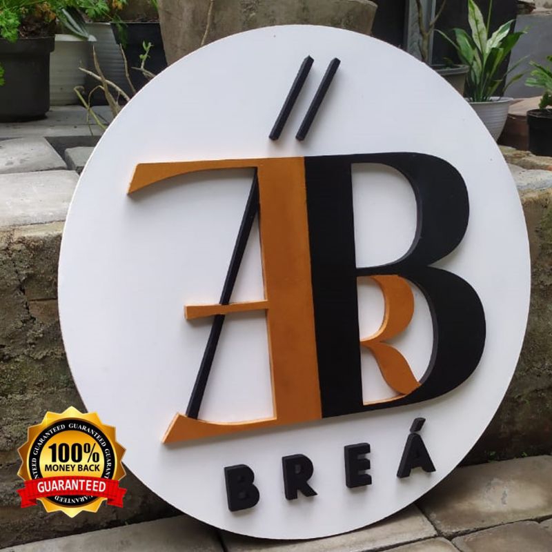 Jual Papan Sign Logo Kayu MDF tebal / Logo Custom Aesthetic / Logo Kayu ...