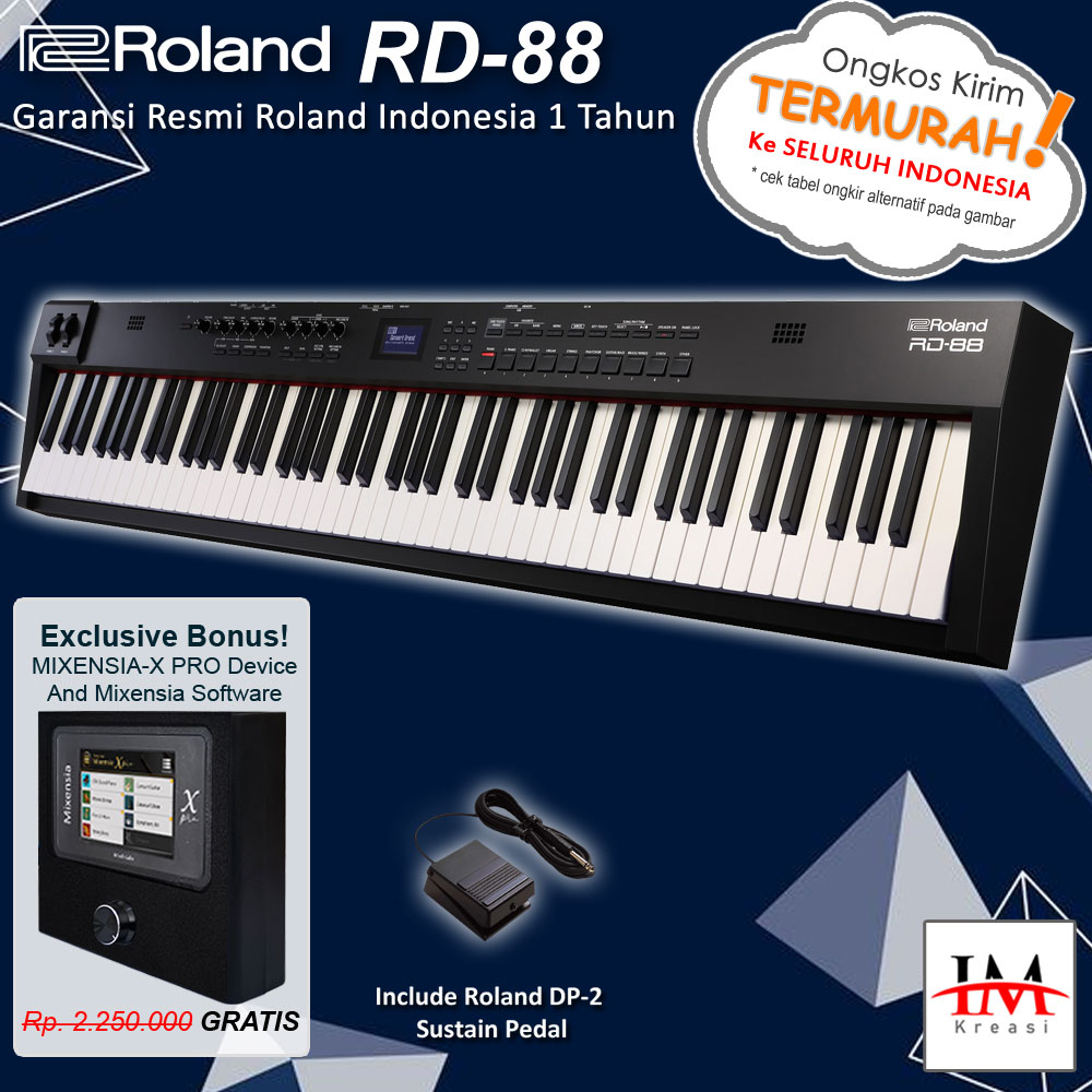 Jual Roland RD 88 / RD88 Bundle Hardware Mixensia-X Pro - Digital Stage ...