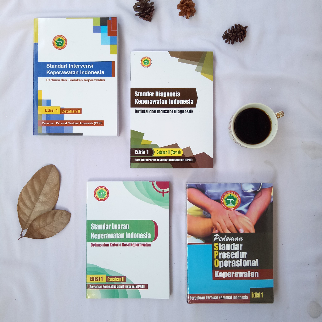 Jual PAKET 4 BUKU PPNI SDKI SIKI SLKI SPO KEPERAWATAN NANDA NIC NOC PEDOMAN STANDAR PROSESUR ...