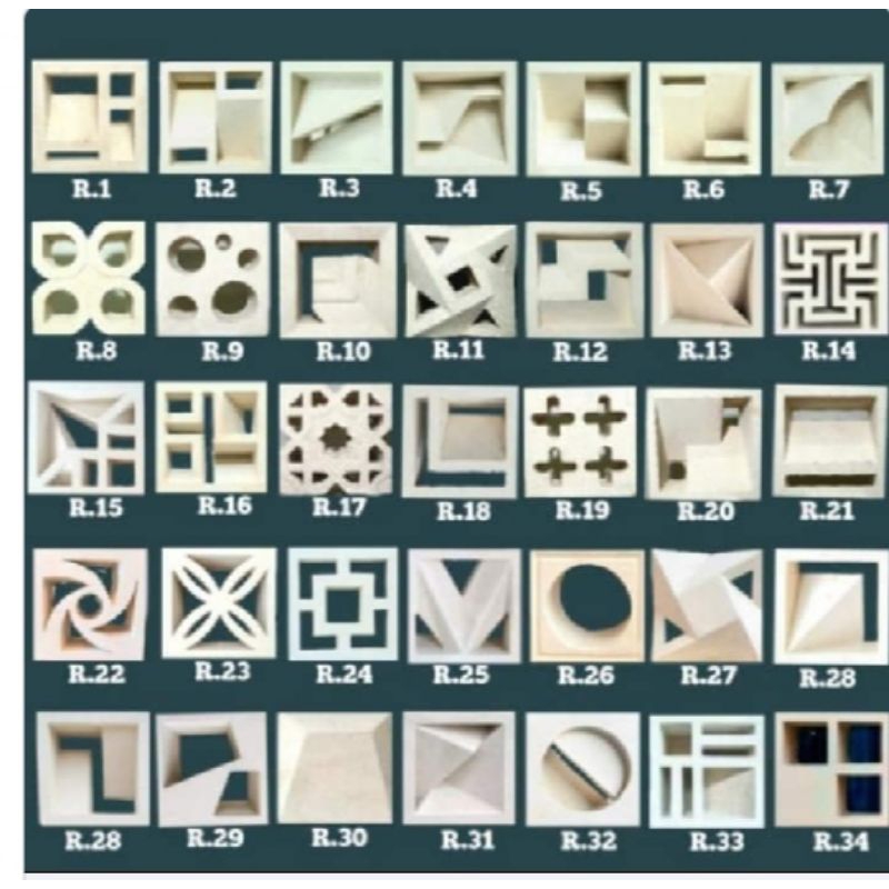 Jual Roster minimalis/roster lubang angin/ roster beton ventilasi udara ...