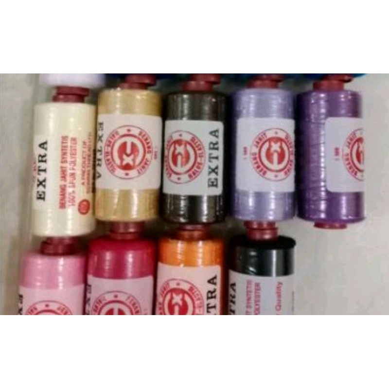 Jual Benang Extra Satuan / Benang Jahit per roll | Shopee Indonesia