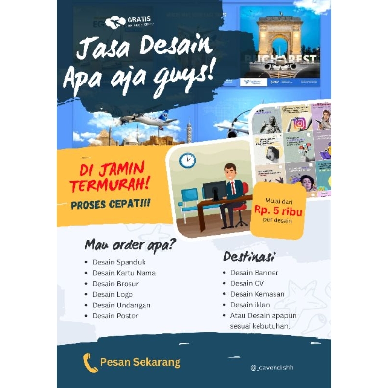 Jual JASA DESAIN GRATISSS! LOGO, BANNER, SPANDUK, CV, IKLAN, UNDANGAN ...