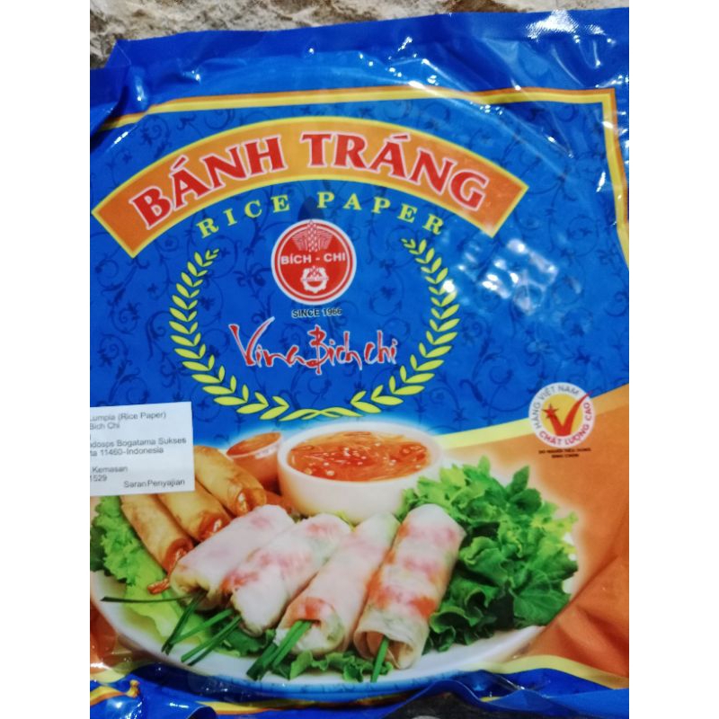 Jual RICE PAPER BANH TRANG UKURAN 22 CM ( 400 GRAM ) / KULIT LUMPIA ...