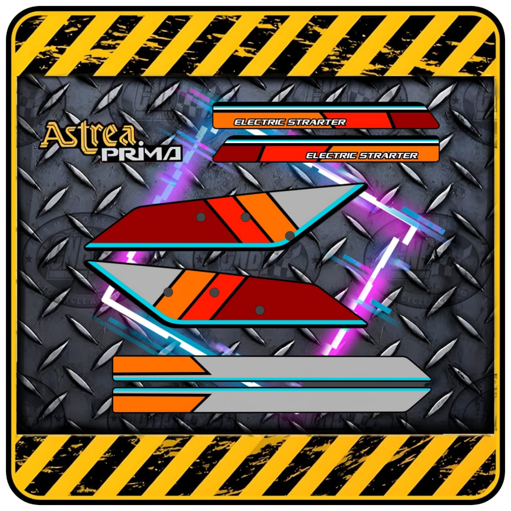 Jual STIKER STRIP STRIPING HONDA ASTREA PRIMA 1992 BAHAN VINYL 001 ...