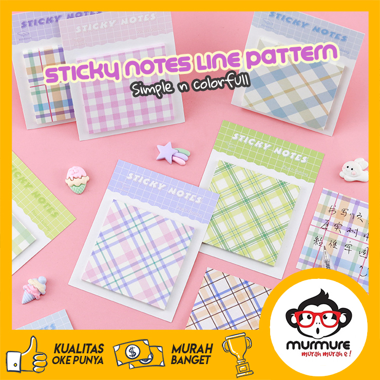Jual MURMURE | STICKY NOTE MEMO TEMPEL MOTIF SIMPEL ESTETIK | Shopee ...