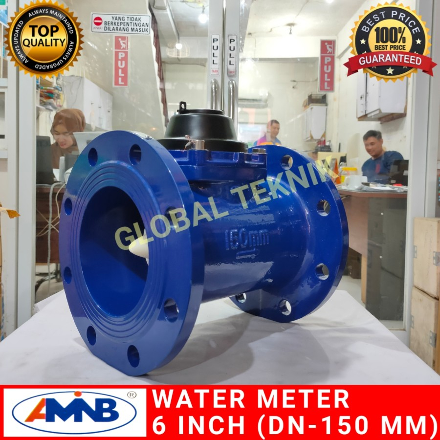 Jual Meteran Flow Air Bersih 6 Inch Flange DN150 DN 150 PN16 - 6 inch ...