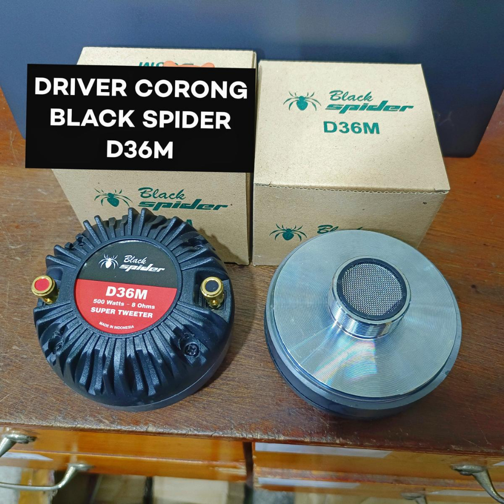 Jual Driver Corong Tweeter Magnet Black Spider BS D36M 500 Watt ...