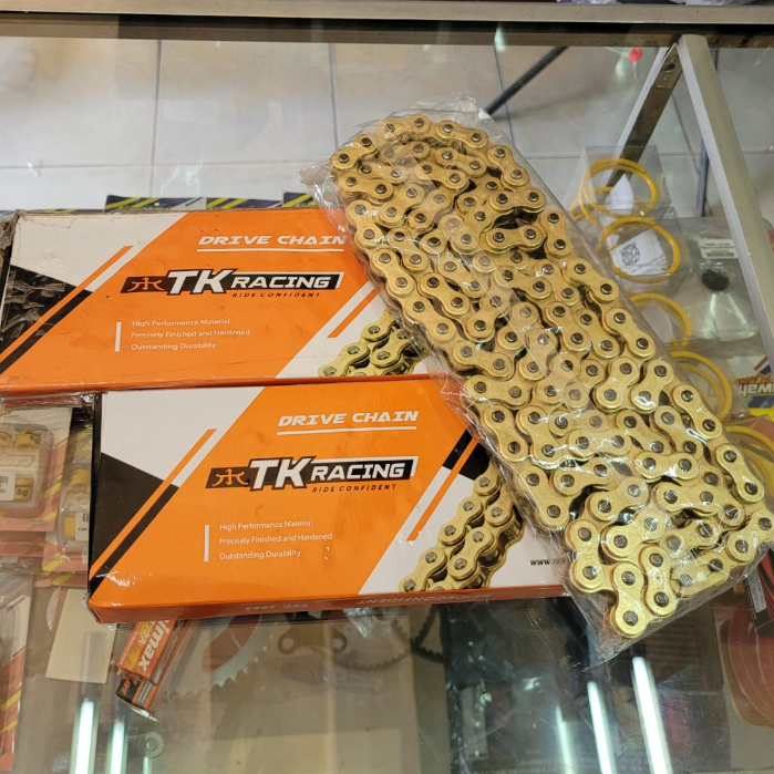 Jual Rantai TK 415 428 520 120 130 140 HS & HPO warna Gold Kualitas Premium Gold ORIGINAL ...