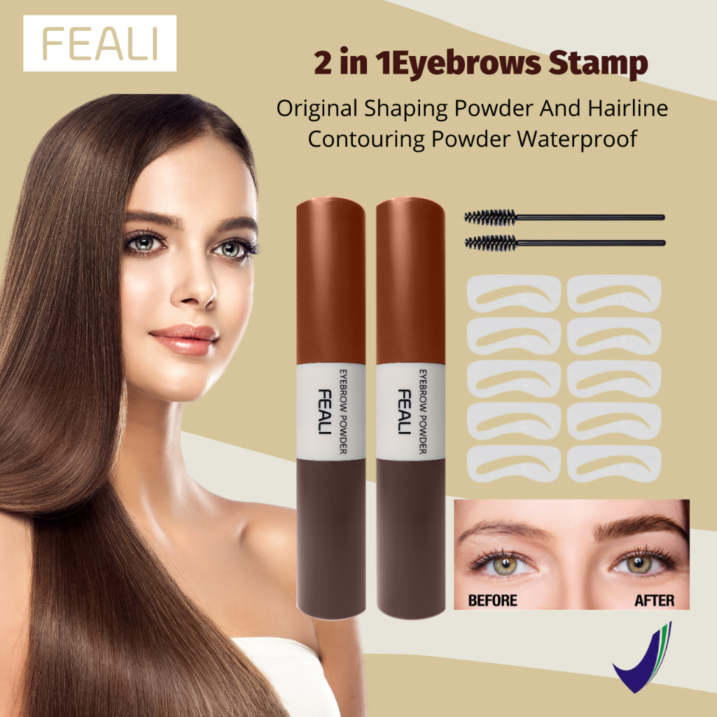 Jual FEALI Eyebrow Powder 2in1 Eyebrow Stamp Alis Stempel Alis Bedak ...
