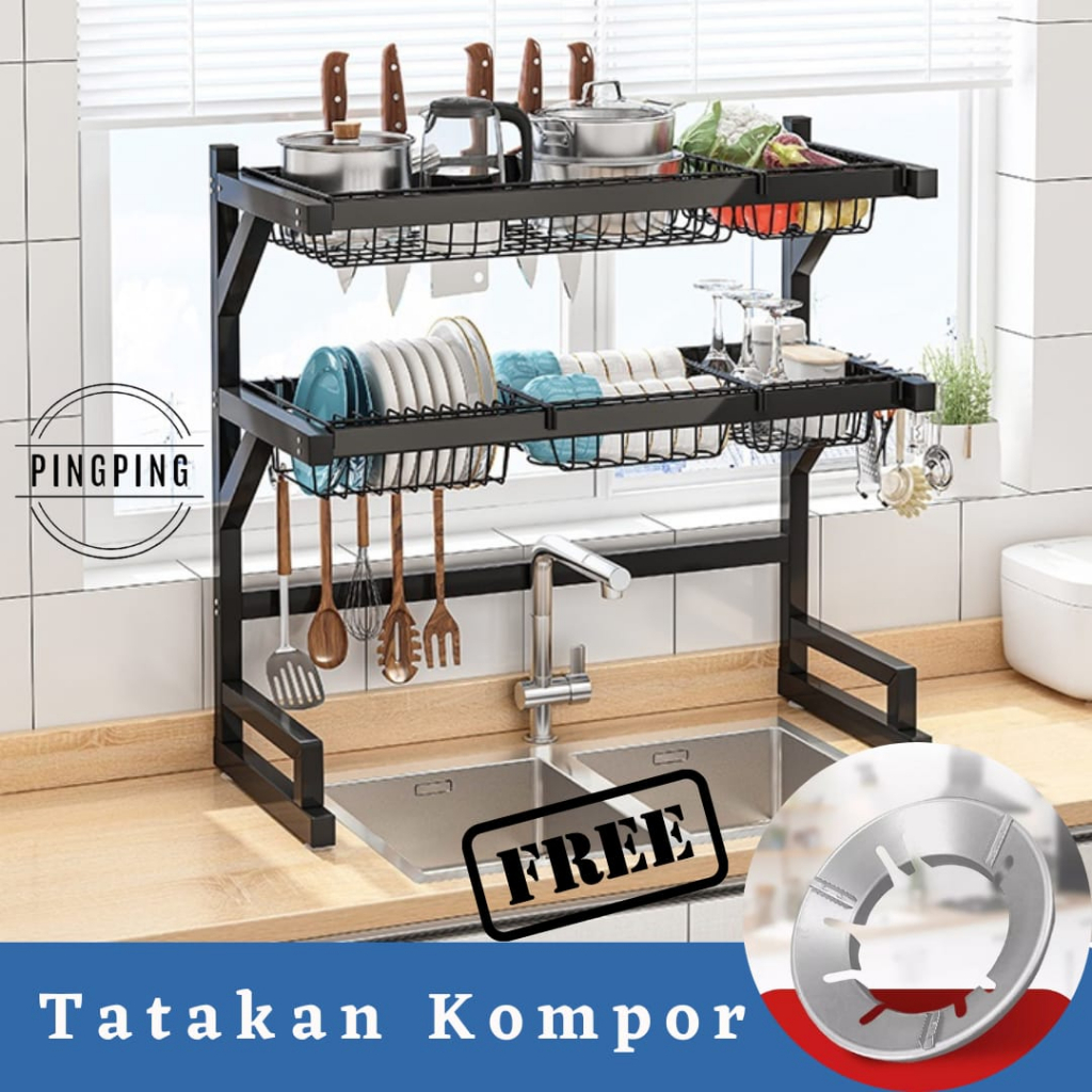 Jual Rak piring / rak cuci piring / Dish rak / penyimpan piring 2 ...