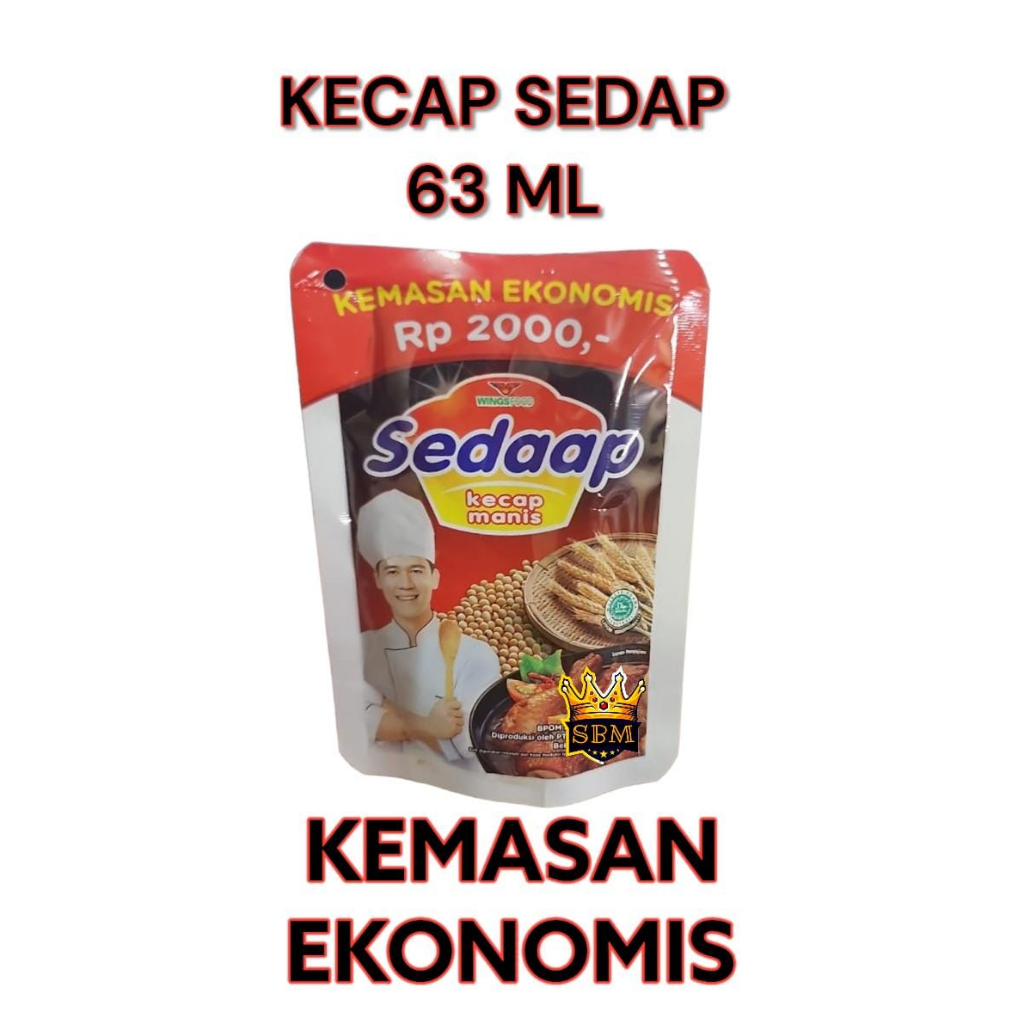 Jual SBM ~ KECAP SEDAAP POUCH ECERAN 2000 // KECAP SEDAP 63 ML | Shopee ...