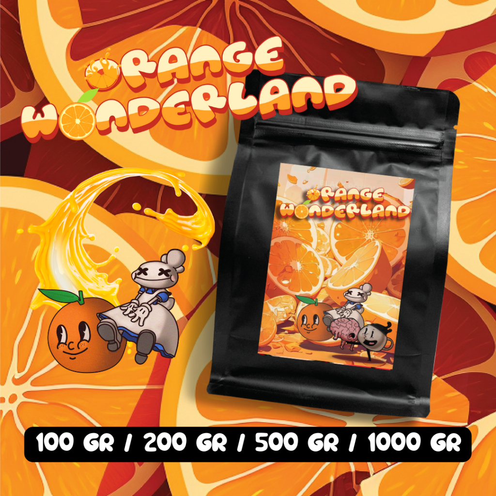 Jual Orange Wonderland Biji Kopi Arabica- Roasted BLACK POTION Coffee ...