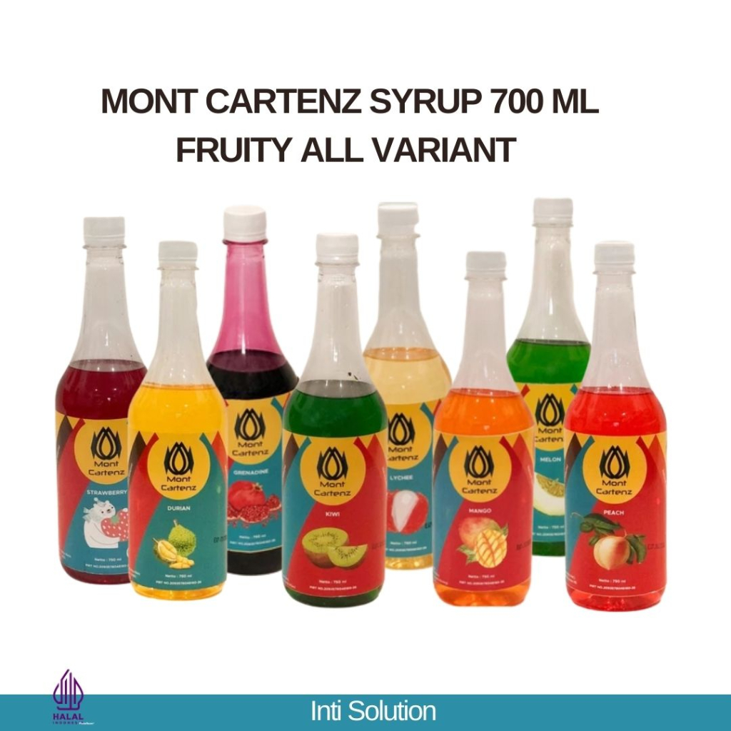 Jual Mont Cartenz Syrup 700 ml / Sirup Fruity All Variant Rasa Buah ...