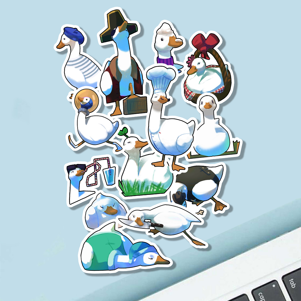 Jual Sticker Duck Aesthetic Stiker Waterproof (13 pcs) | Shopee Indonesia