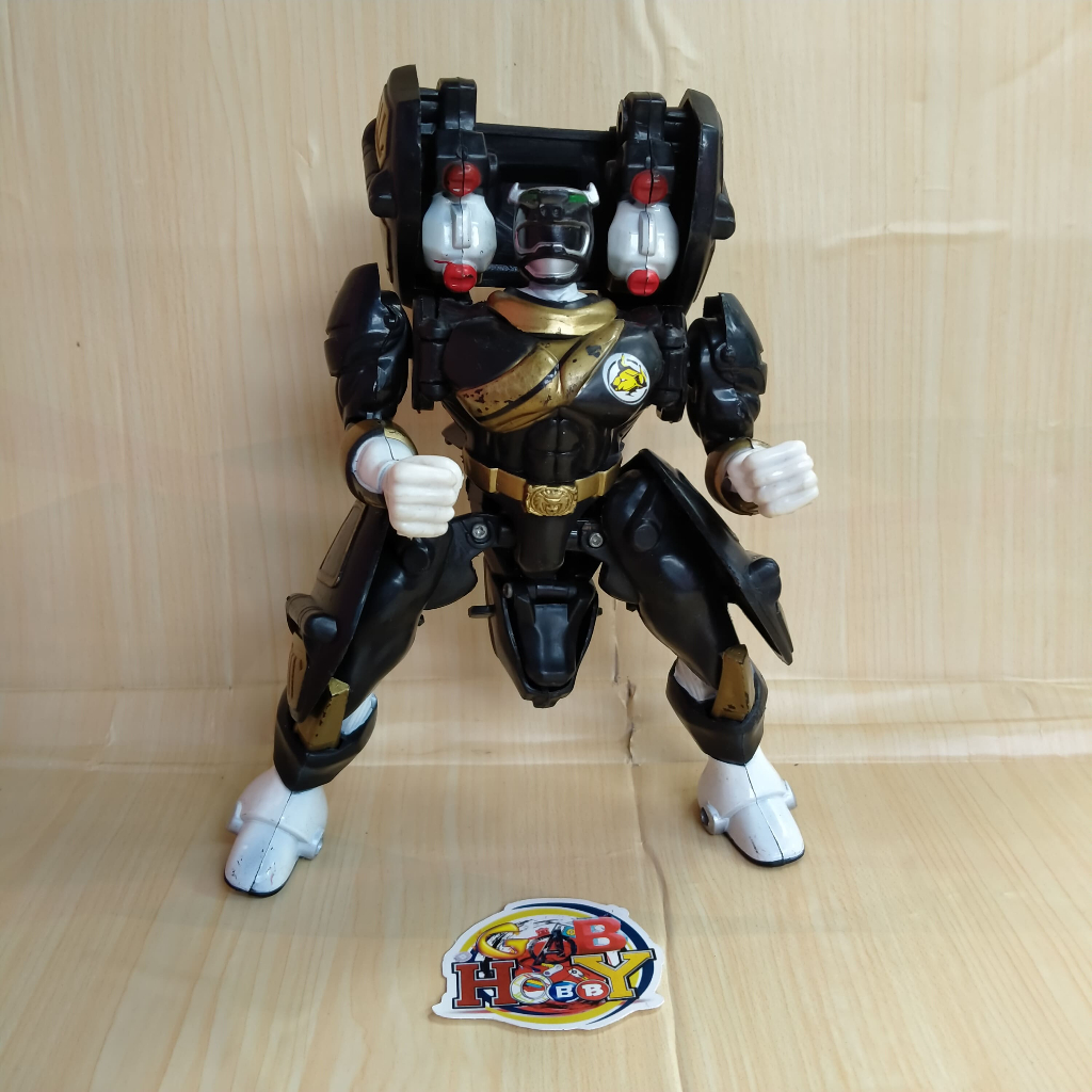 Jual Figure Power Ranger Wild Force Hitam - Bison Zord Black Rangers ...