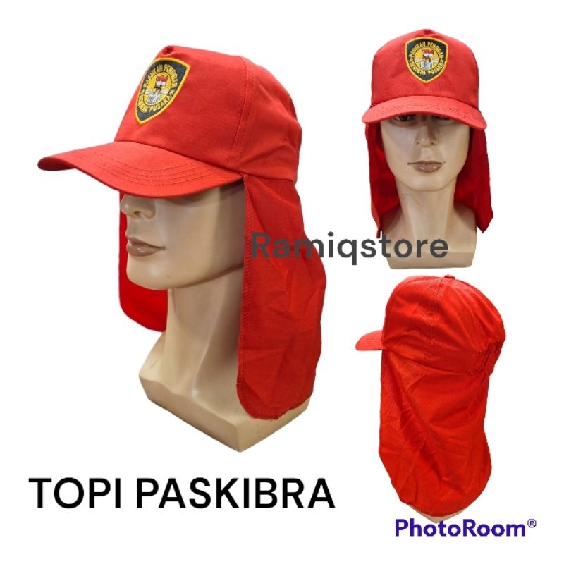 Jual TOPI PASKIBRA PASUKAN KIBAR BENDERA TOPI PRAMUKA | Shopee Indonesia